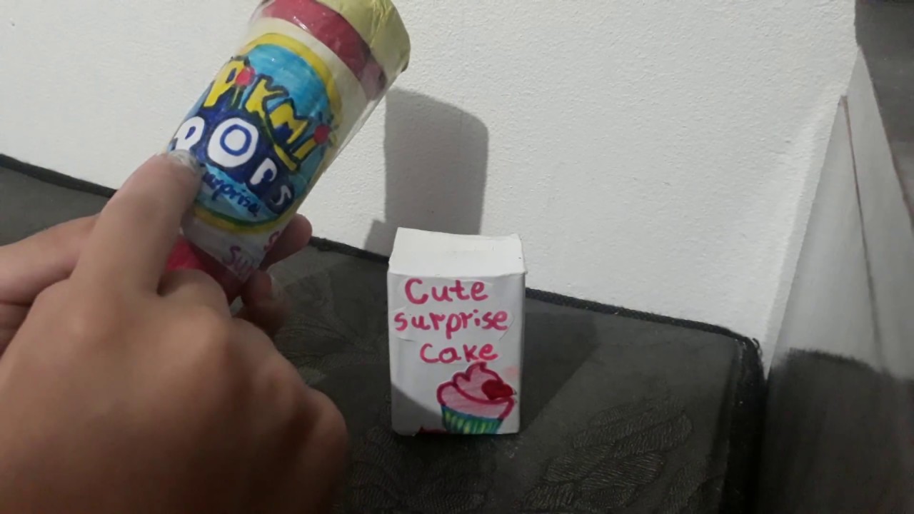 Abrindo surpresas caseiras pikmi pops slime surprise,Cute surprise cake ...