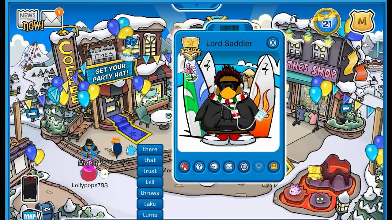 CLUB PENGUIN OLDEST PENGUIN EVER IN CP HISTORY A LIVE AND MEMBER - YouTube