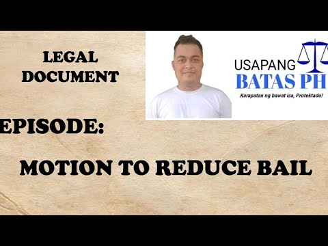 Motion To Reduce Bail - YouTube