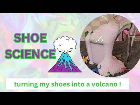Can you turn shoes into a volcano experiment? Let's find out!! - YouTube
