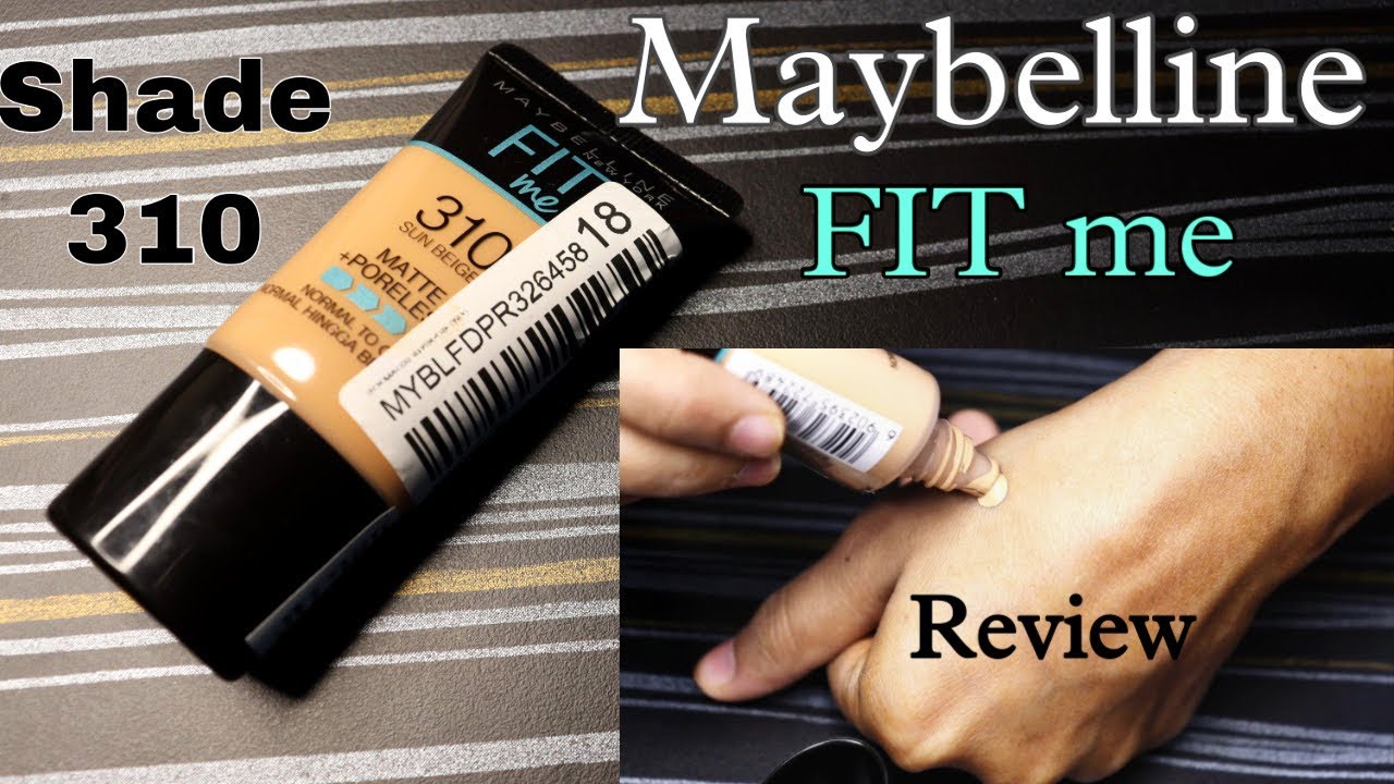Maybelline fit me foundation review - 310 Sun Beige - Matte + PORELESS ...