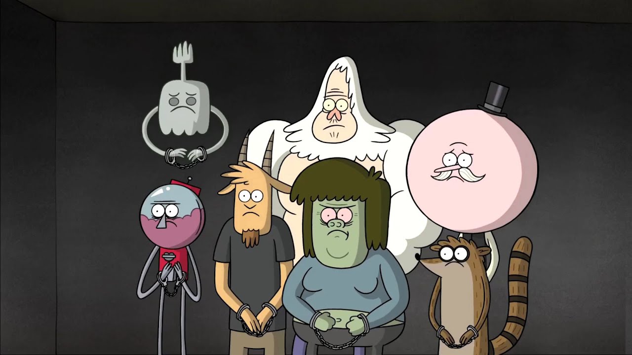 The Regular Show Park Workers in Interrogative Room - YouTube