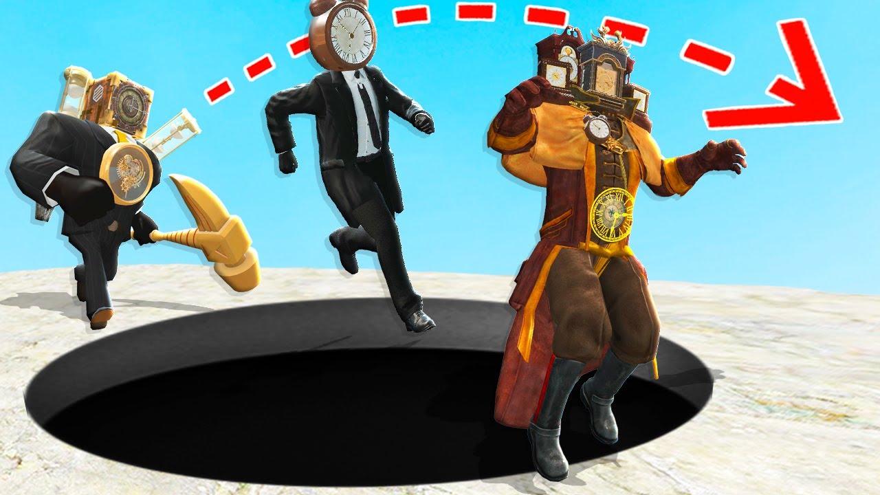 Who has the Longest Jump? (Clock men + MORE) - YouTube