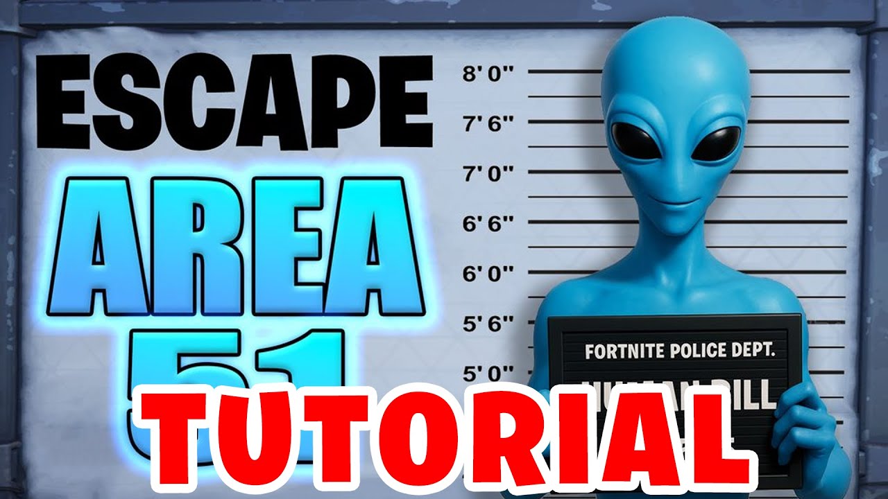 Official Tutorial: ESCAPE AREA 51 👽 - KAJAN - Fortnite Creative - YouTube