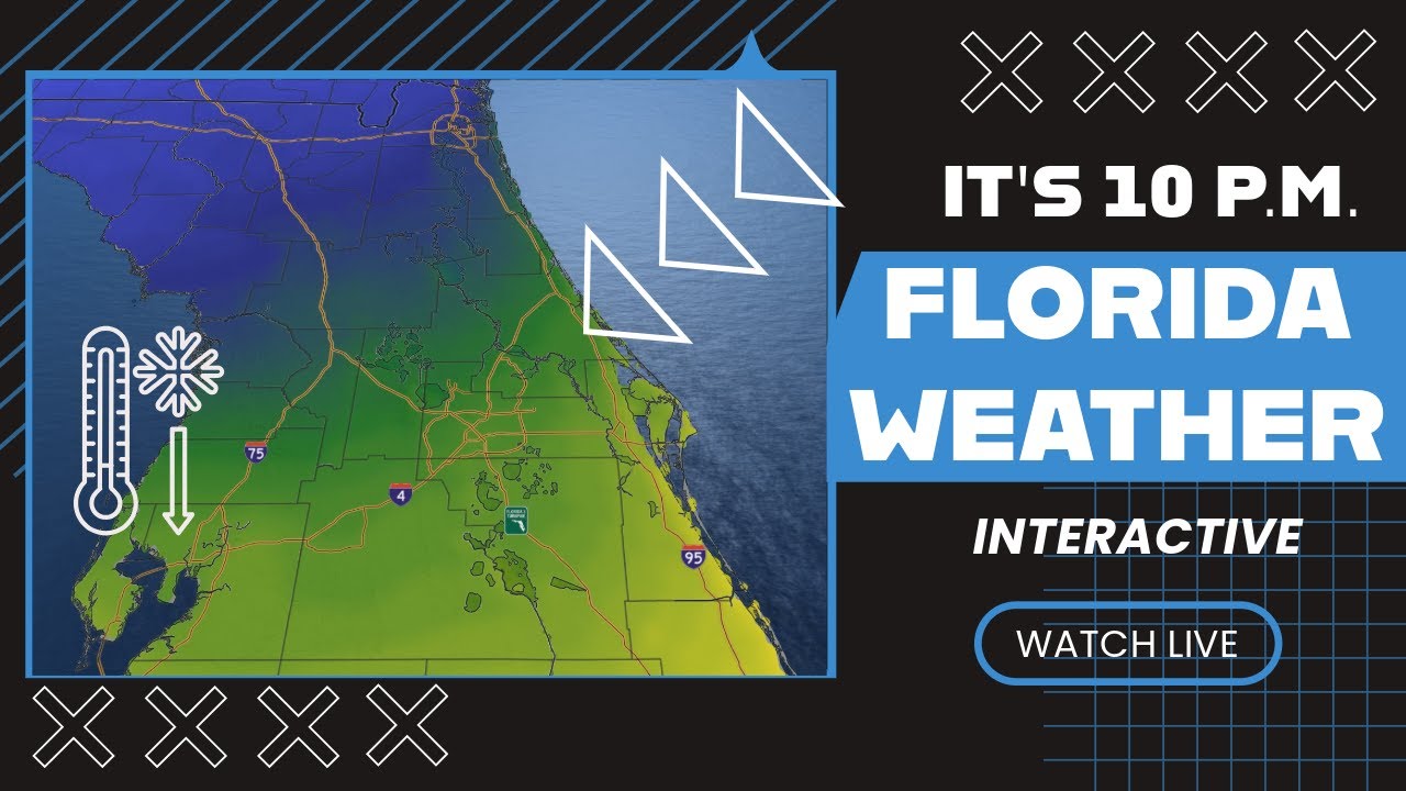LIVE: 10 P.M. WEATHER | Strong cold front brings showers & blast of ...