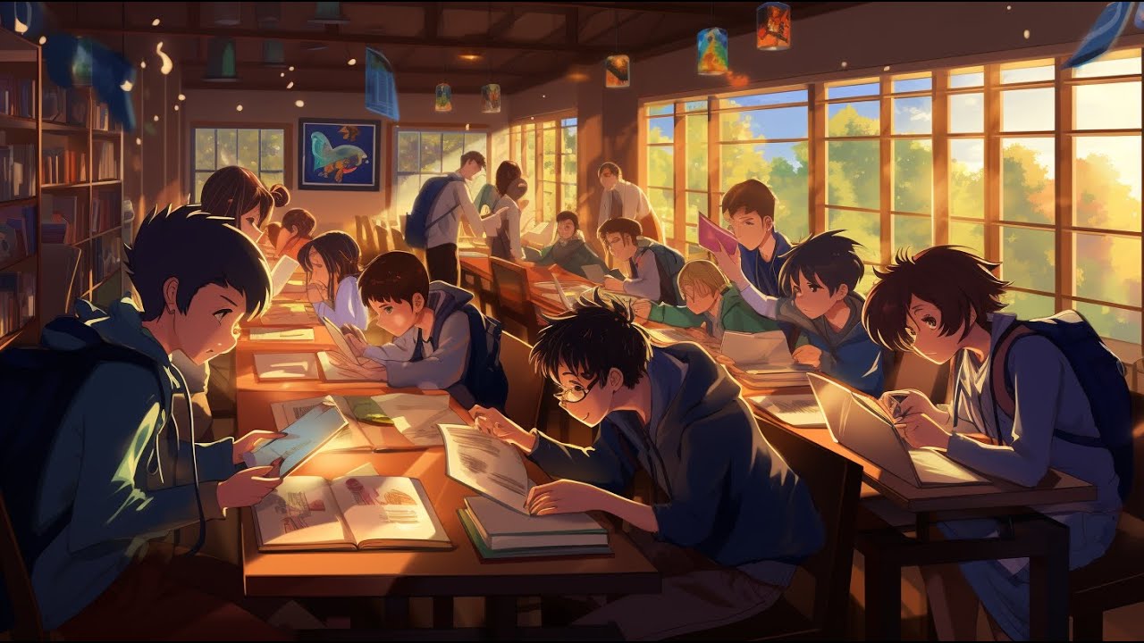 Library Vibes - Collective Study with Lofi Music [lofi hip hop/relaxing ...