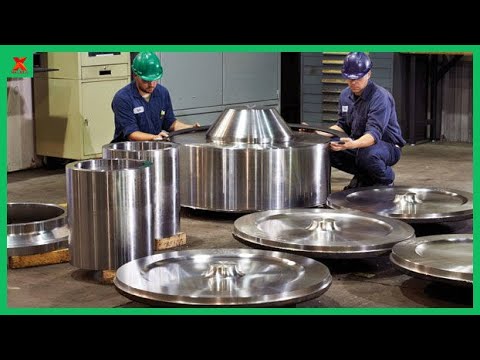 Manufacturing Process Of Steel Overpack In Nuclear Industry. Heavy ...
