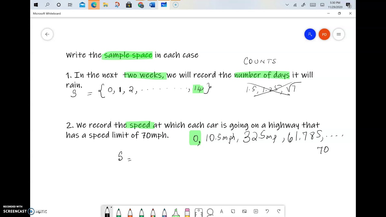 Discrete Continuous Sample Spaces YouTube discrete-continuous-sample-spaces-youtube