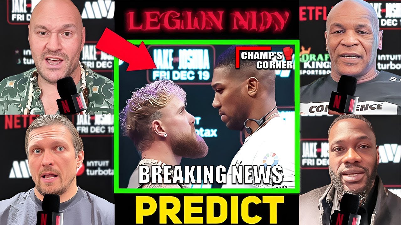 BOXING LEGENDS PREDICT: Jake Paul VS Anthony Joshua! - YouTube