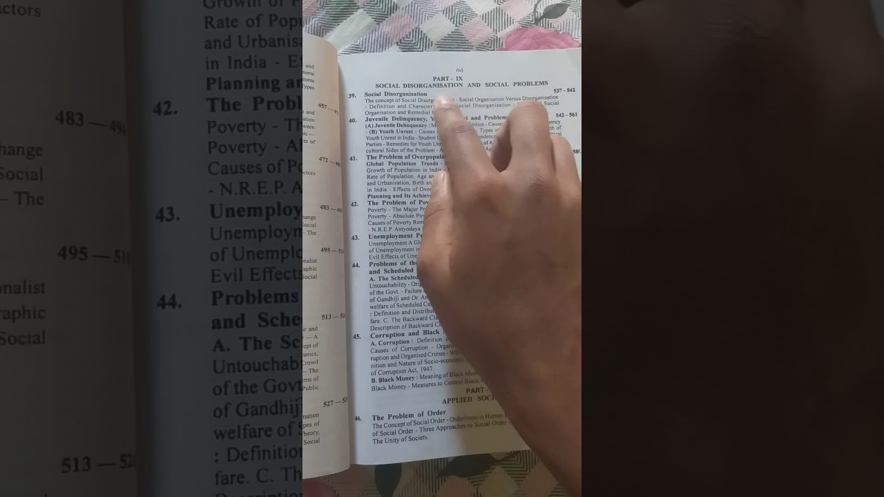 Principle of sociology by C.N SHANKAR RAO review - YouTube