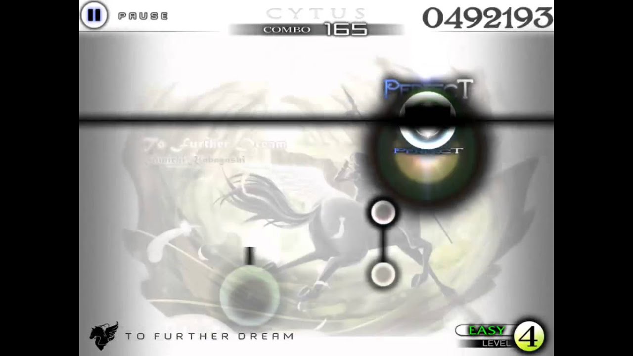 Cytus Gameplay - To Further Dream(Easy) - 1000000 - YouTube