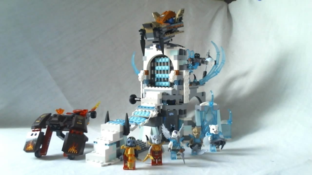 LEGO Legends of Chima Video Review : Sir Fangar's Ice Fortress ...