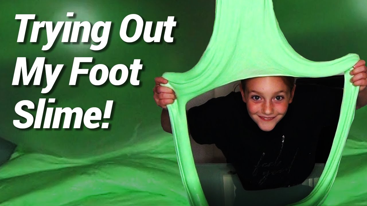 Testing Out My Foot Slime! - YouTube