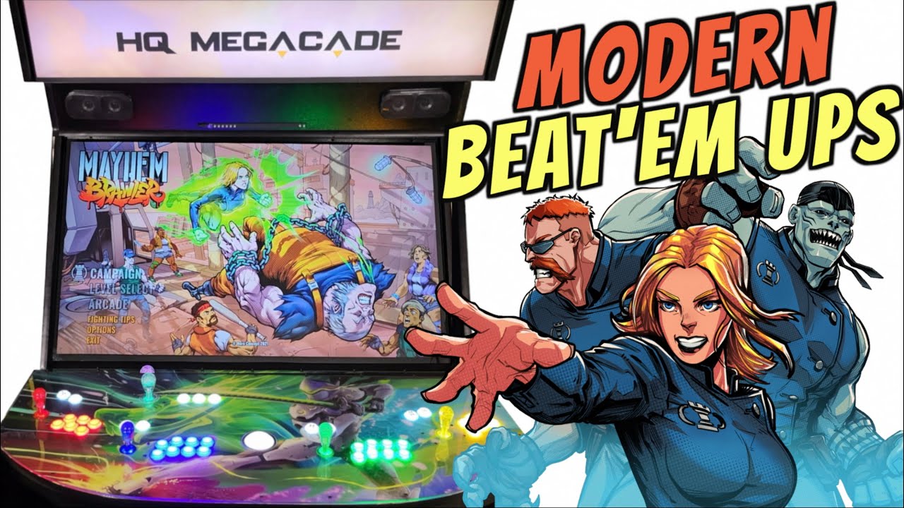 MUST PLAY Modern Beat'em Up Games on HQ Megacade - YouTube