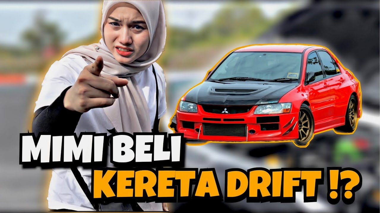 AI TEAM TERKEJUT MIMI BAWAK KELUAR KERETA DRIFT IDAMAN MIMI YANG PERTAMA ! Realtime YouTube Live ...