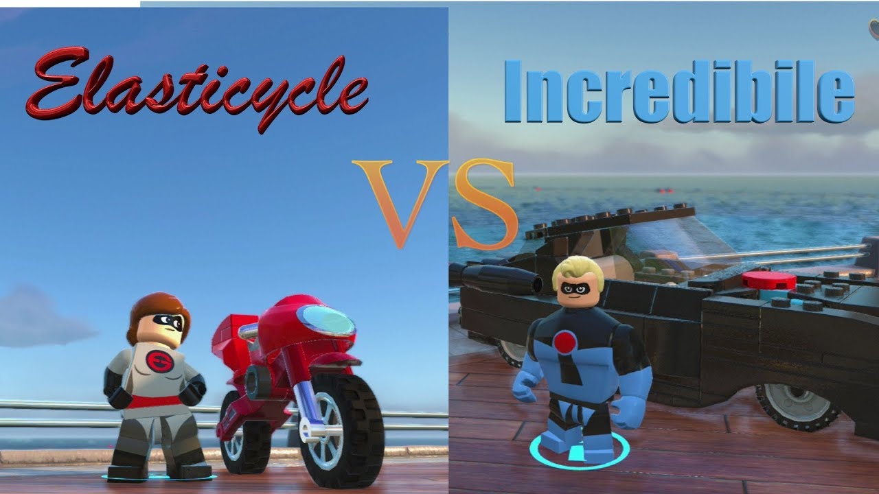 LEGO Incredibles Elasticycle vs Incredicar Race!! Speed Series S9 E1 ...