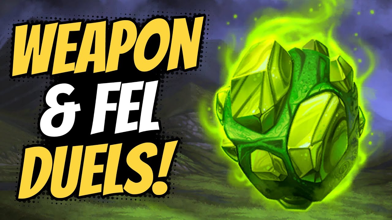Weapon Warrior & Fel Warlock Duels! | Hearthstone - YouTube