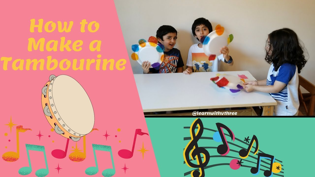 How to Make a Tambourine for Kids! - YouTube