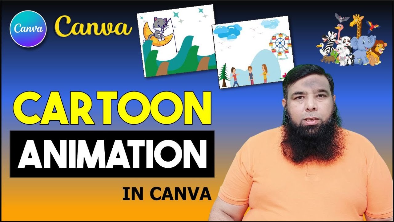 How To Make Cartoon Animation Video in Canva. - YouTube