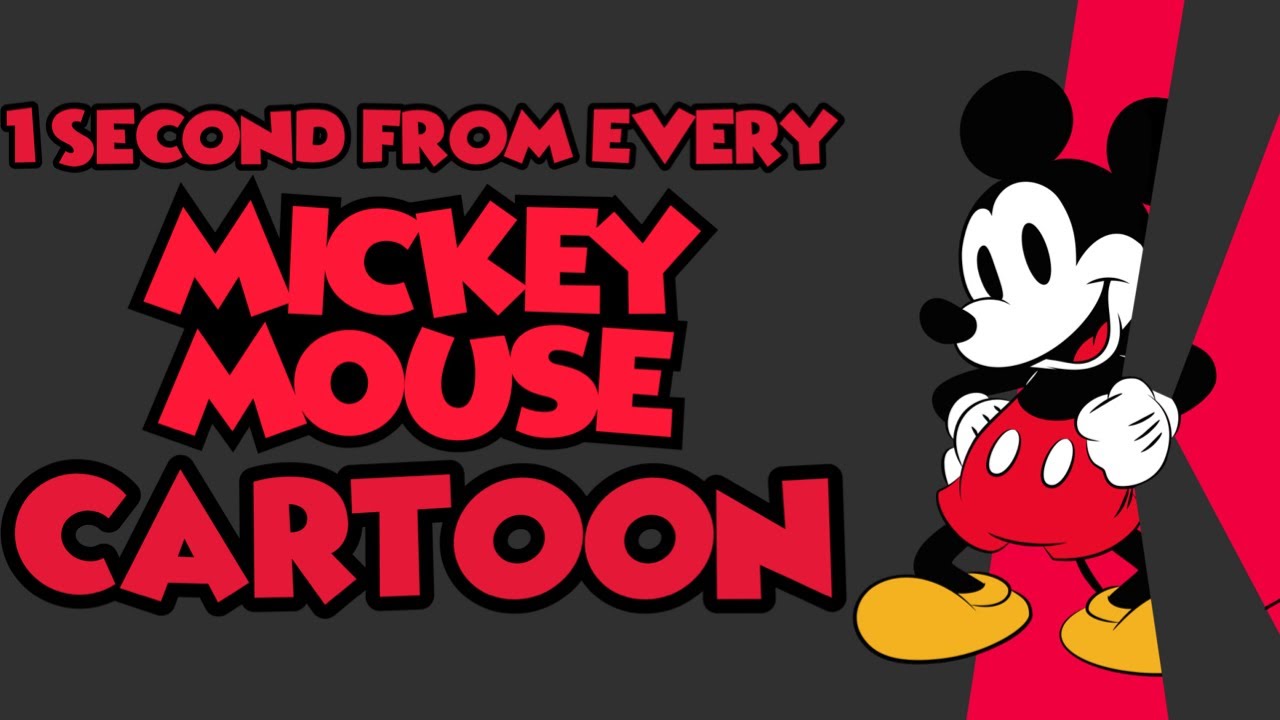 1 second from every Mickey Mouse cartoon - YouTube
