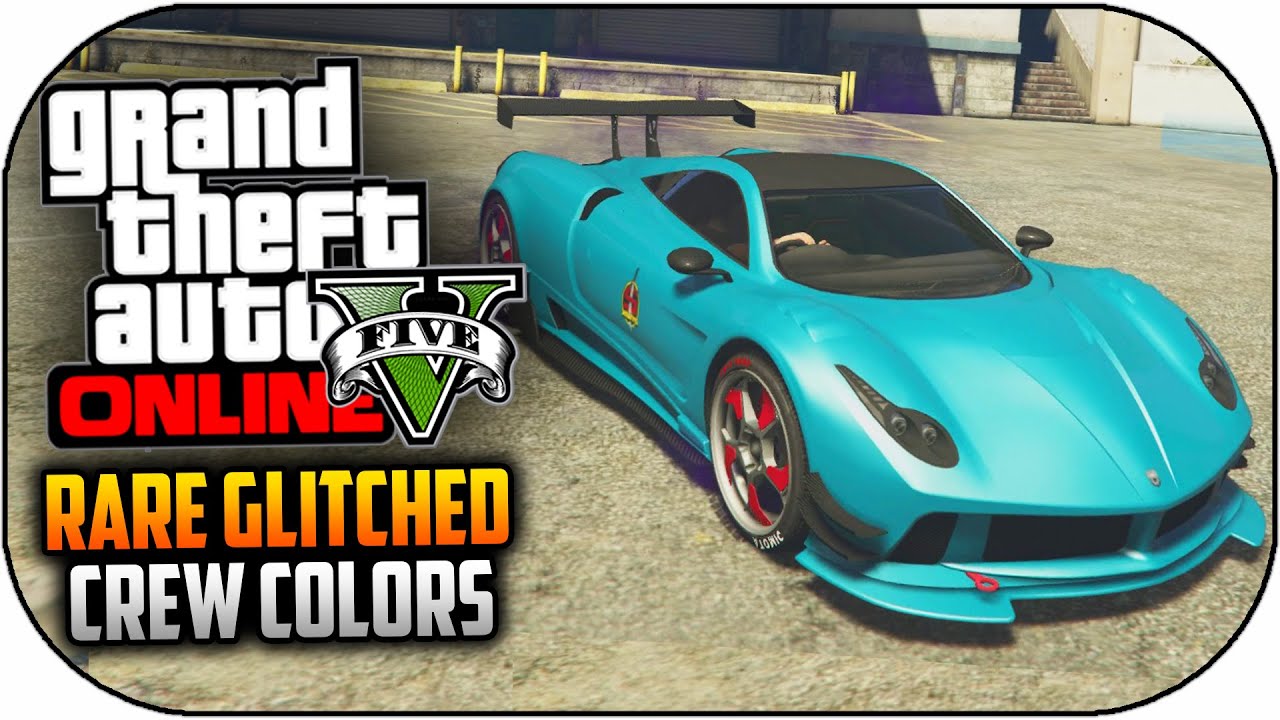 GTA 5 Online - Rare & Nice Crew Car Colors - YouTube