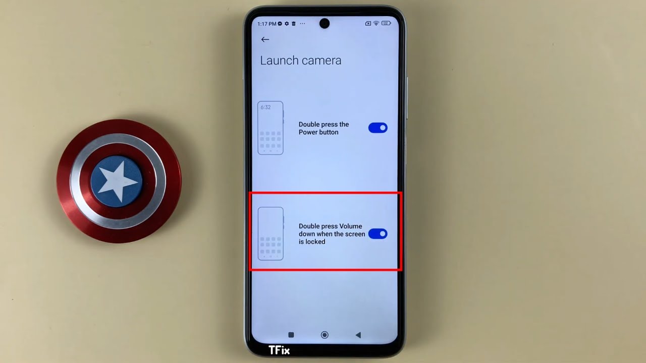 Double tap Volume down when lock screen quickly opens camera on Xiaomi ...