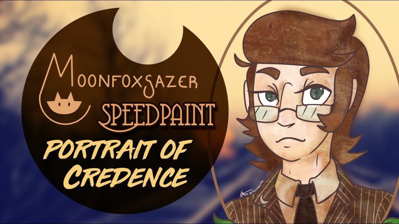 Moon Speedpaint: Portrait of Credence - YouTube