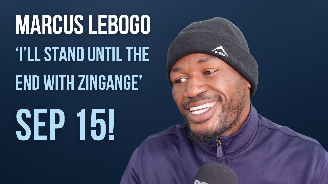 Marcus Lebogo "I'm no KO specialist but I'll stand to the end with ...