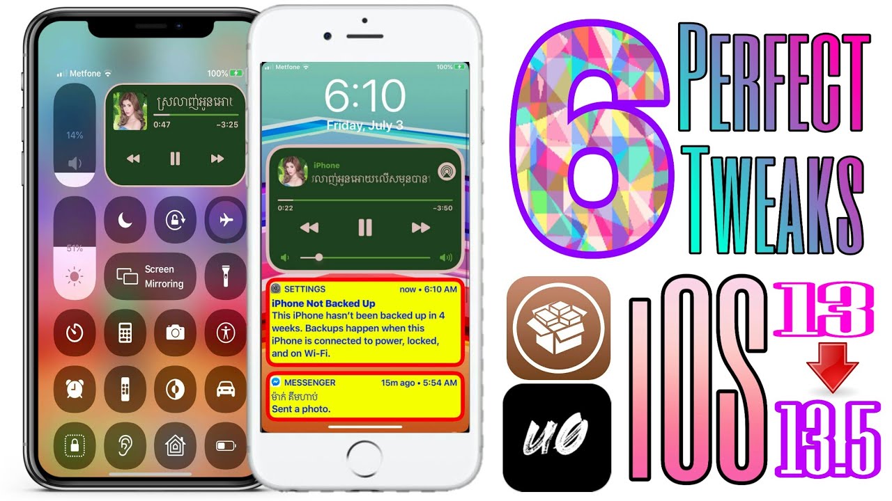 Top 6 perfect tweaks - iOS 13 - 13.5 - New Updated - YouTube