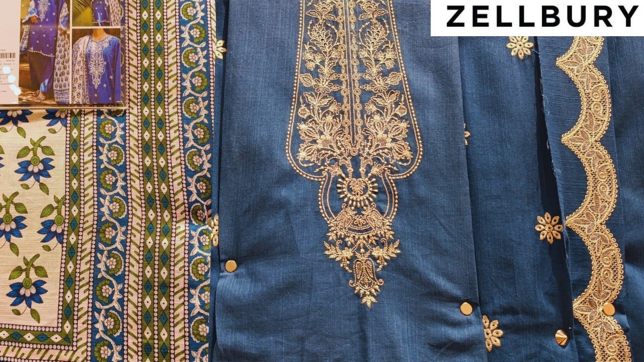 Zellbury Winter Collection 2024 ll zellbury unstitched in Rs.1790 only ...