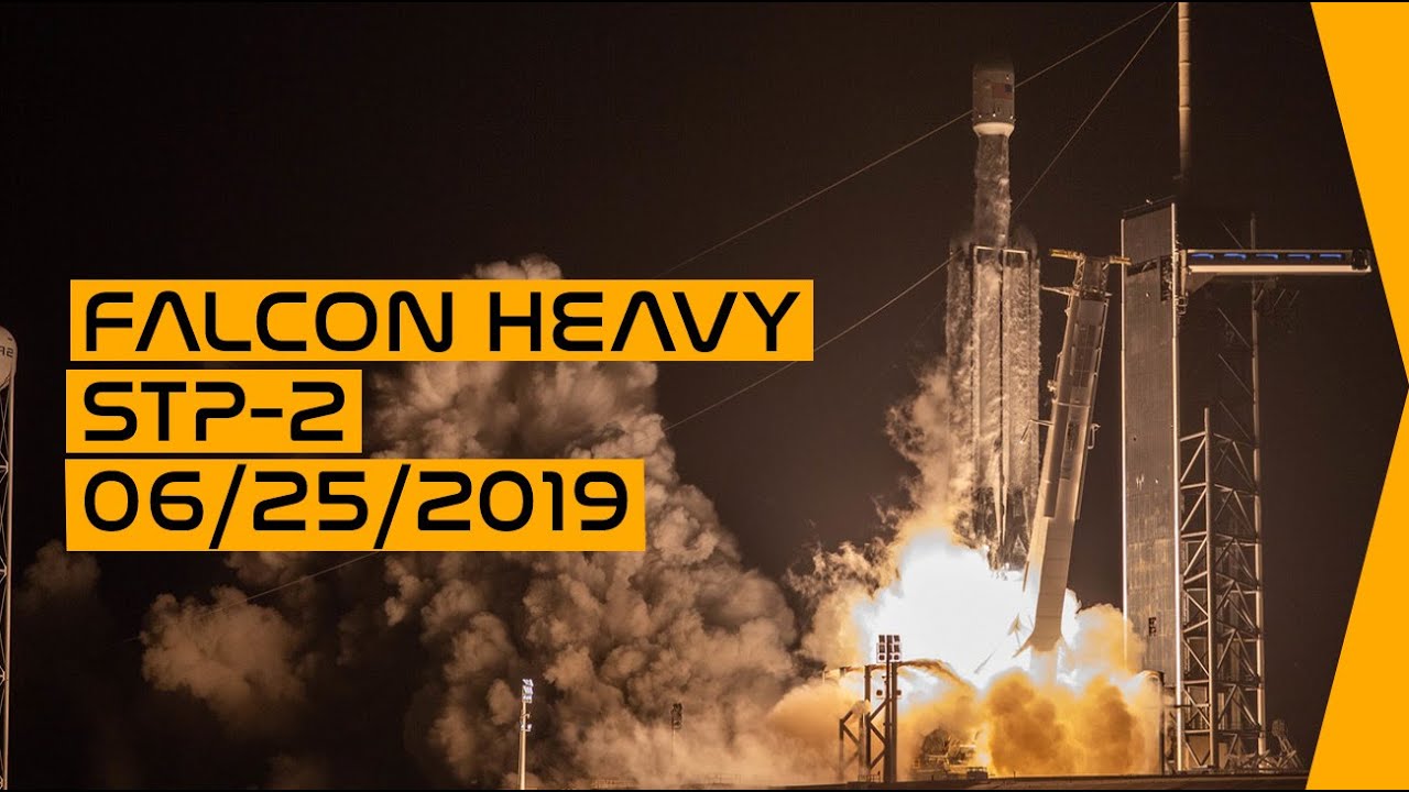 SpaceX's Falcon Heavy Launch - STP-2 - YouTube