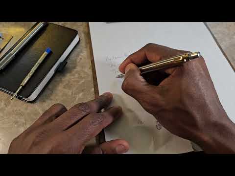 EDC Parker QuinkFlow Ballpoint Pens Refill, Fine Point Black Unboxing ...