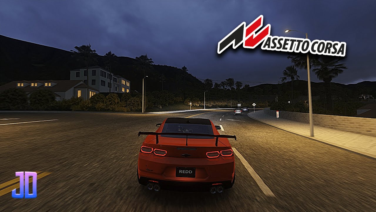 Cammed Chevrolet Camaro ZL1 1LE Canyon POV Drive | Assetto Corsa | T300 ...