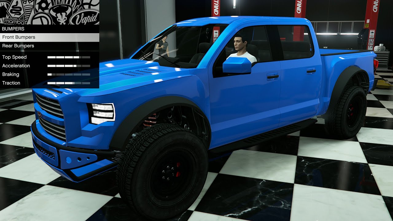 GTA 5 - Past DLC Vehicle Customization - Vapid Caracara 4x4 (Ford ...
