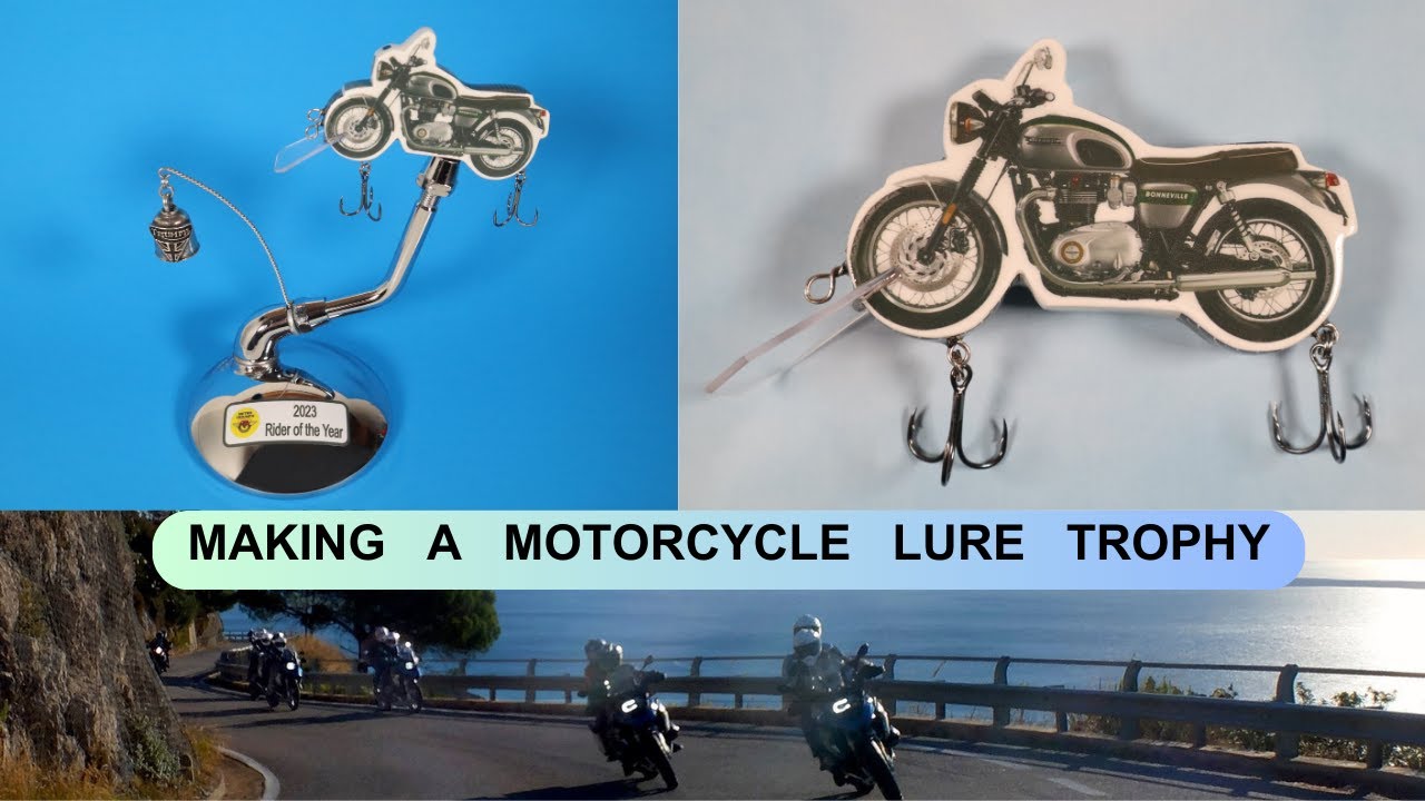 Making a Motorcycle Lure to Top a Trophy for my Local Club! - YouTube