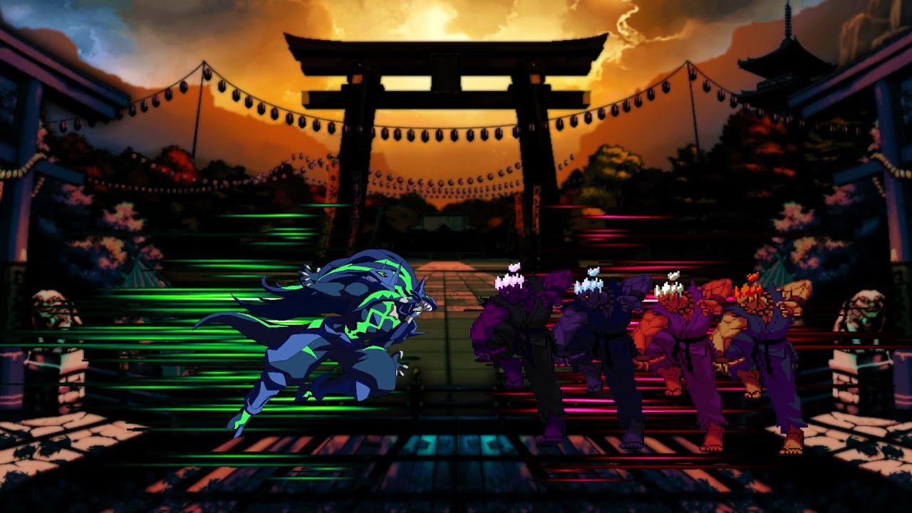 Susano'o VS Akuma/Shin Akuma/Oni/Shin Oni [Street Fighter X BlazBlue ...