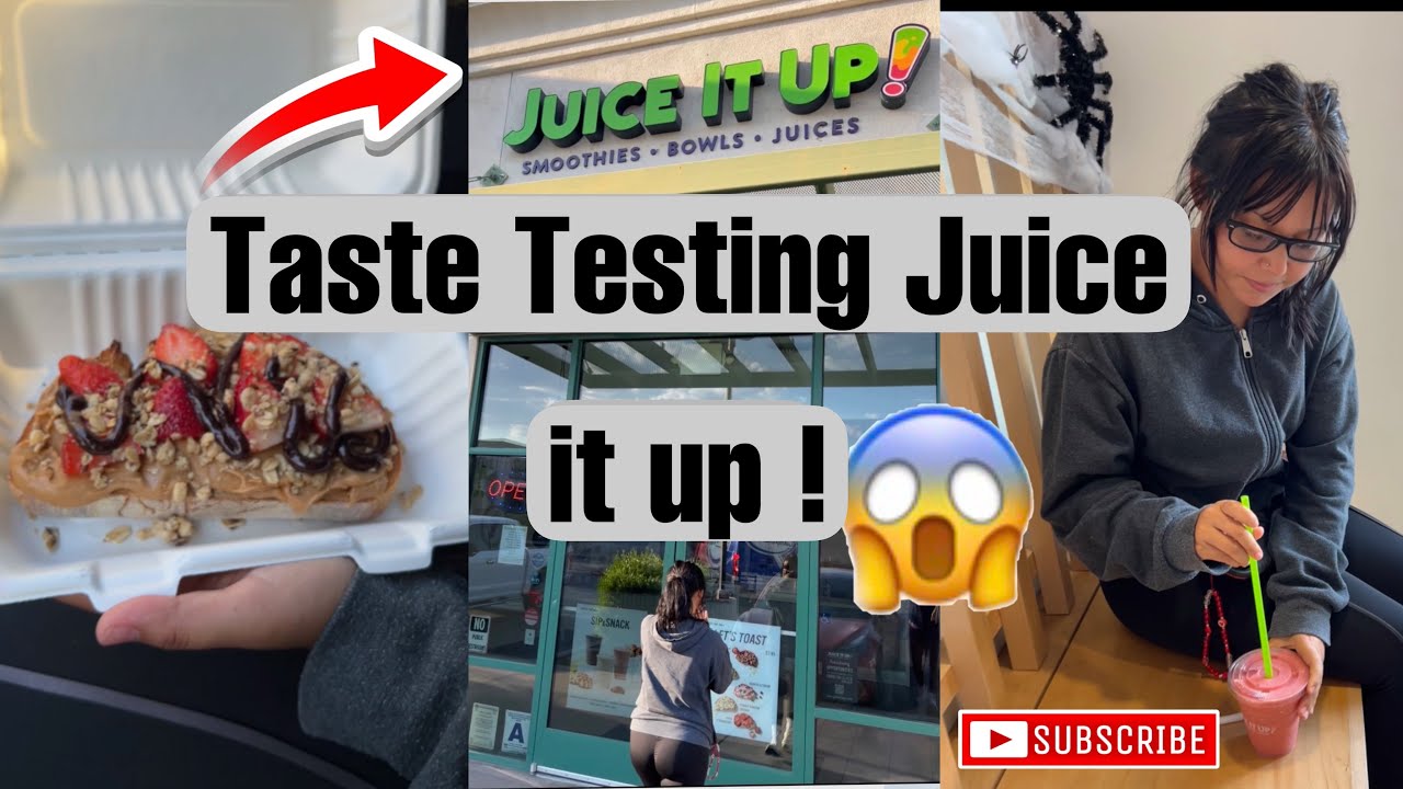 Taste Testing Juice it up ! - YouTube