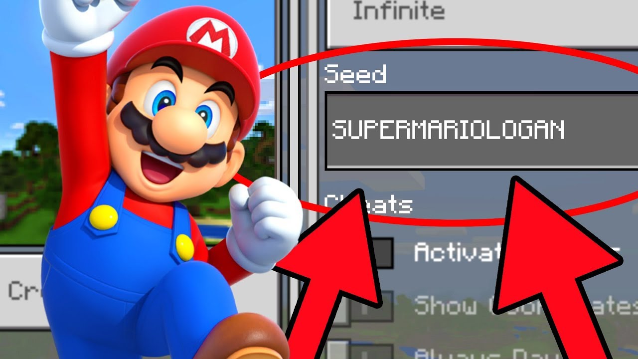 Minecraft "SUPERMARIOLOGAN" World (Finding Super Mario Logan in this ...