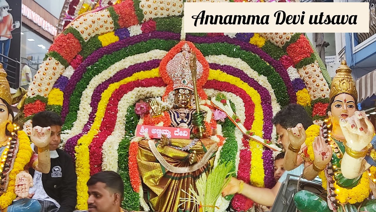 Annamma Devi procession along with 15 Goddesses l 25th year celebration ...
