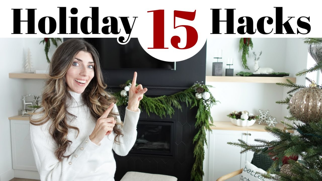 15 Holiday Hacks to make YOUR LIFE EASIER this Christmas season! - YouTube