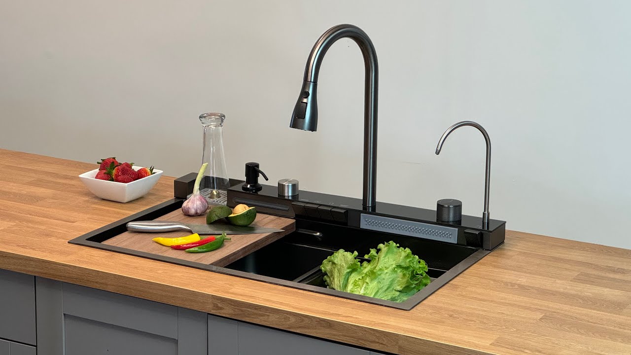 Instrukcja montażu zlewu Techglobe - YouTube