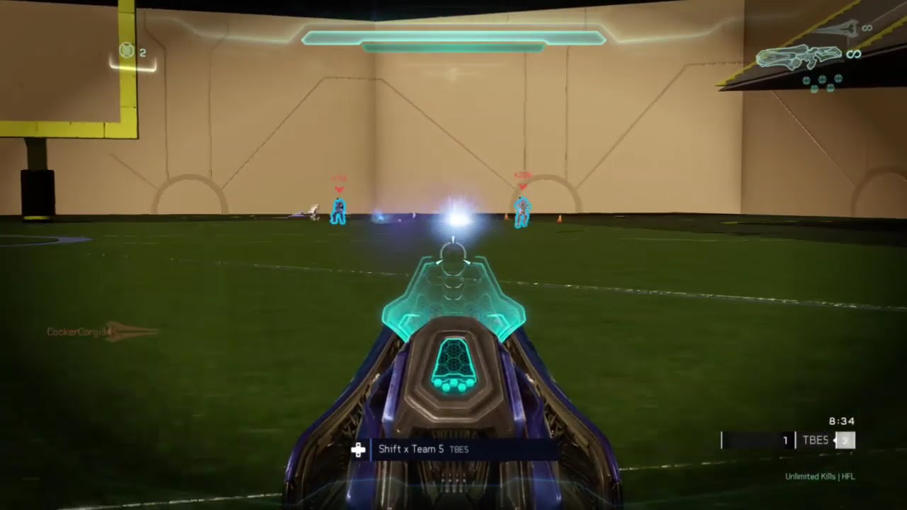 Halo Football League: Shift x Team 5 with a touchdown pass to SNIPE L ...