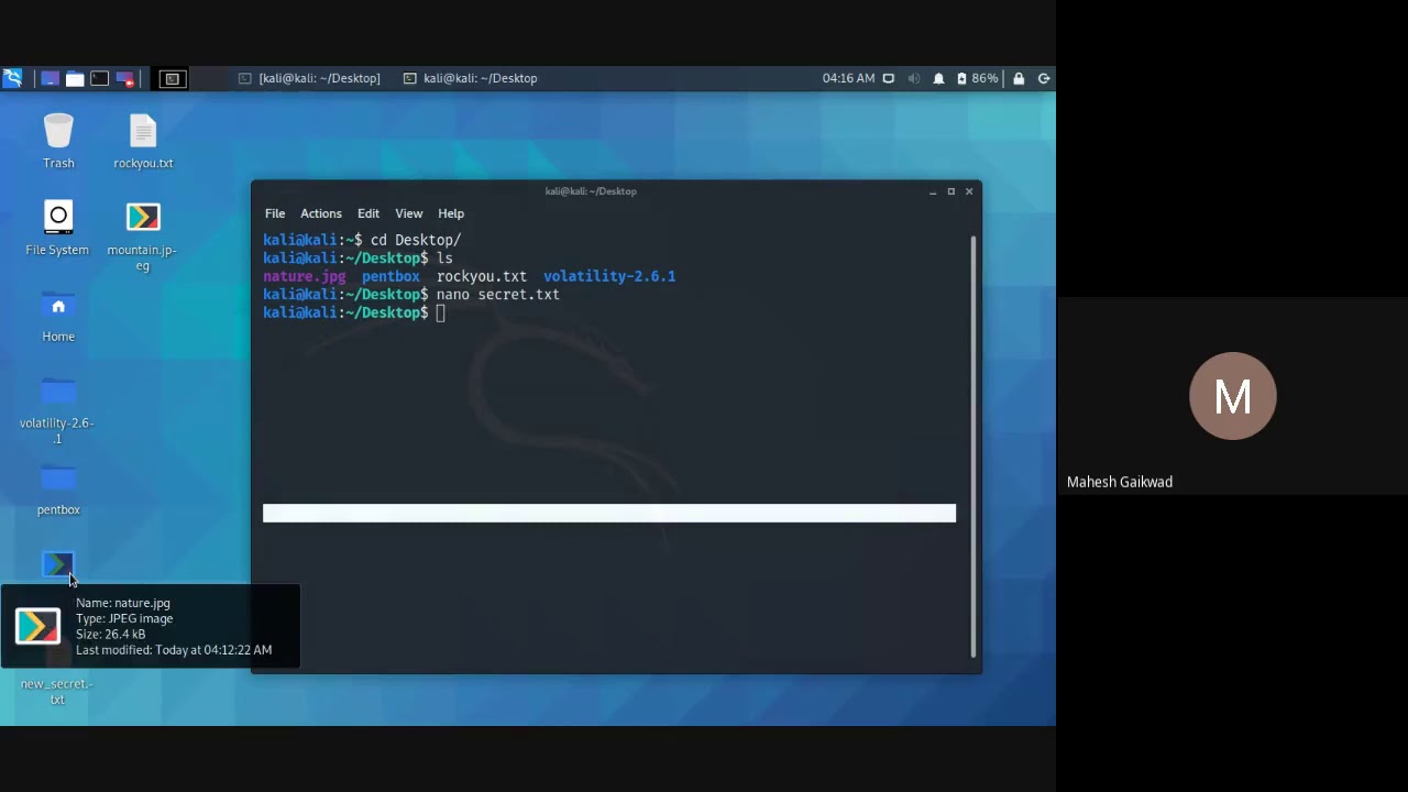 Cryptography and Steganography (Lab Session) - YouTube