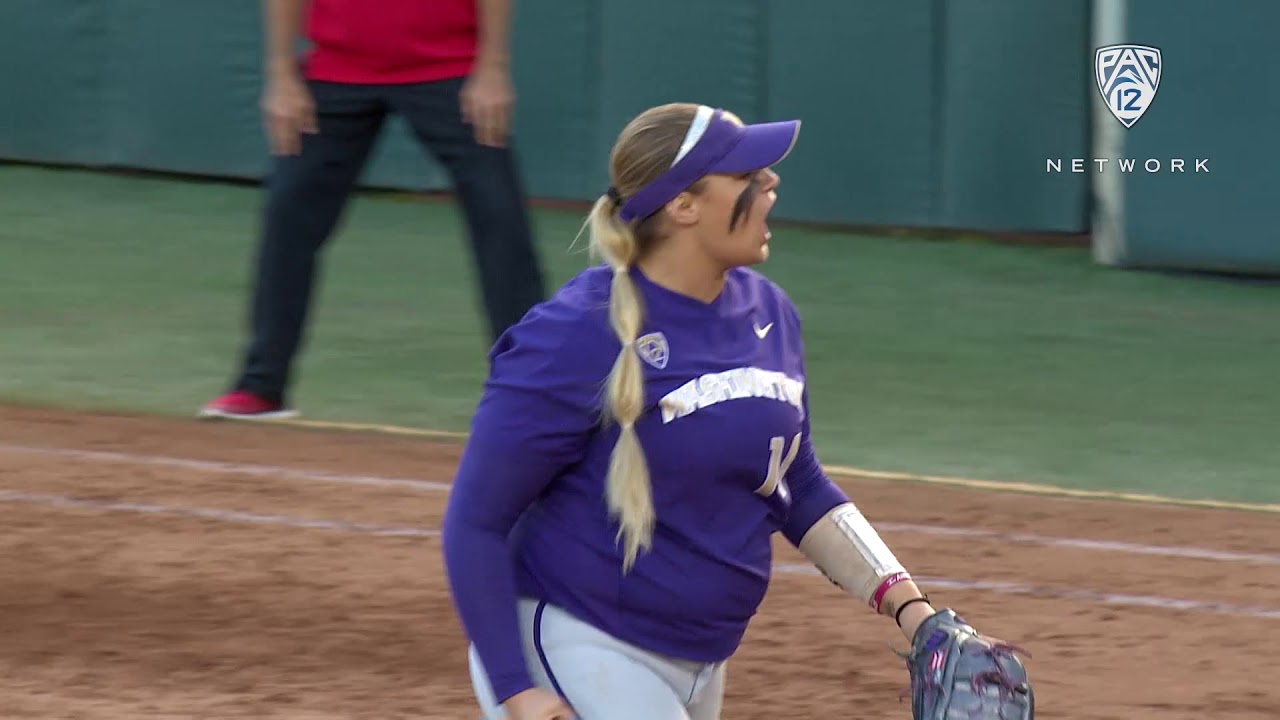 Softball: Taran Alvelo spins one-hitter, No. 1 Washington cruises past ...