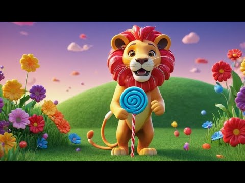 The Lion Who Loved Lollipops | Fun Nursery Rhyme Song for Kids - YouTube