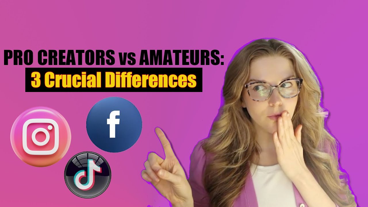 Pro Content Creators vs Amateurs: The 3 CRUCIAL Differences That Could Change Everything! - YouTube