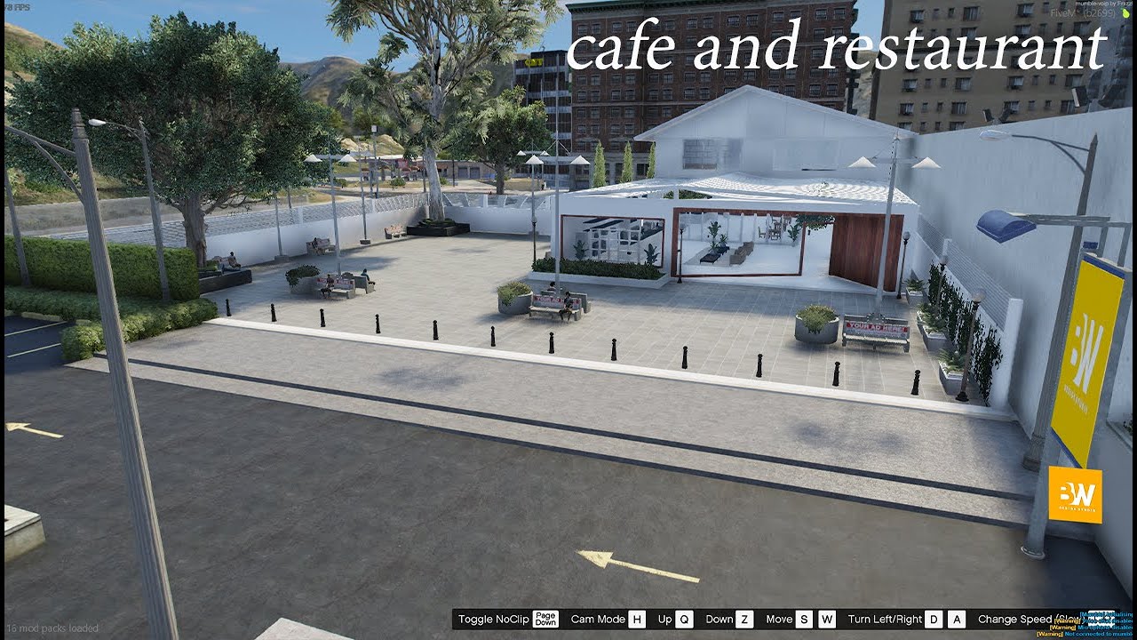 Cafe and Restaurant map GTA V | FiveM Maps | By MICHAEL - YouTube