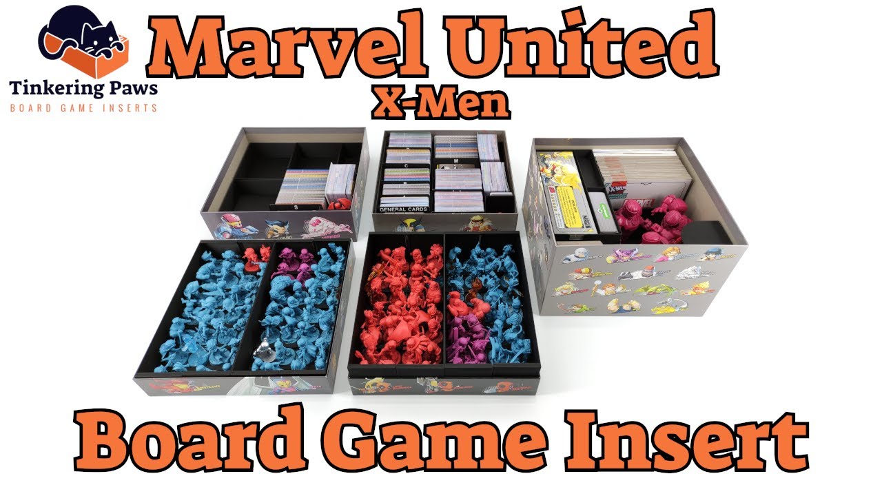 Marvel United: X-Men Insert / Organizer - Instructional Video - By ...