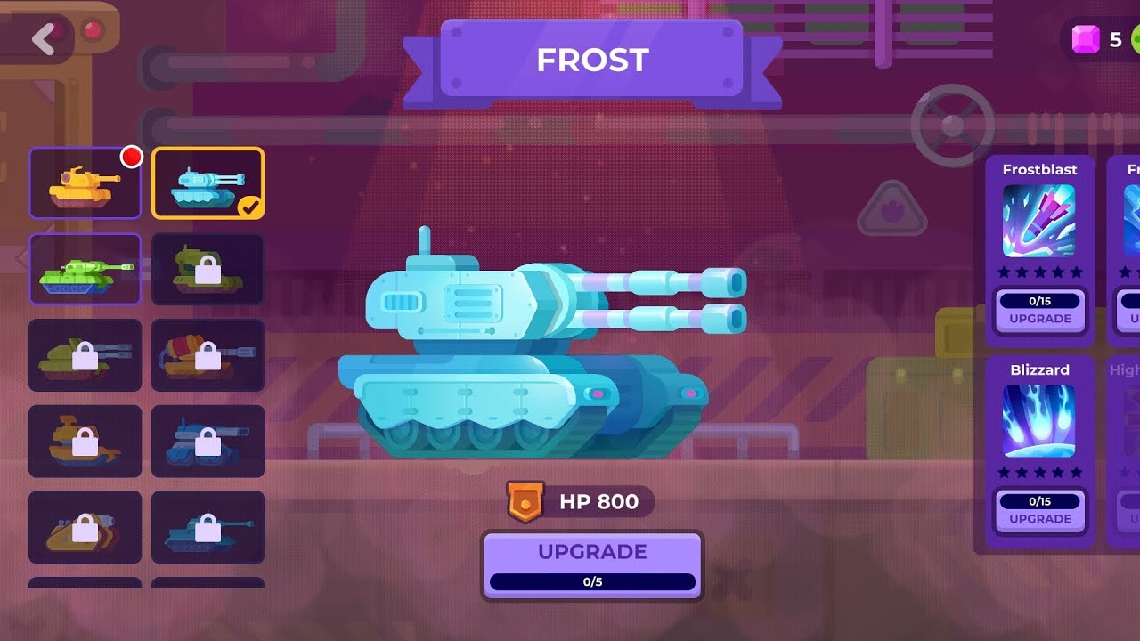 Tank Stars | Playing ice tank | Android gameplay - YouTube