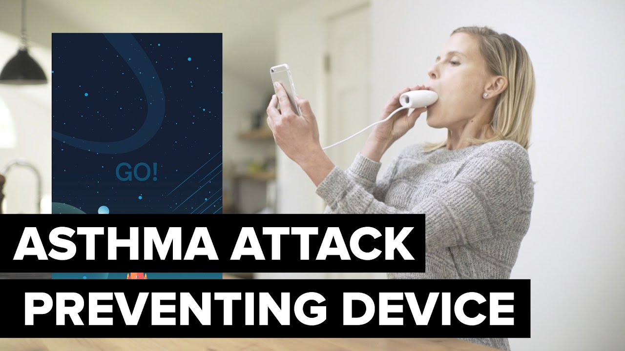 iPhone device to prevent asthma attacks - YouTube